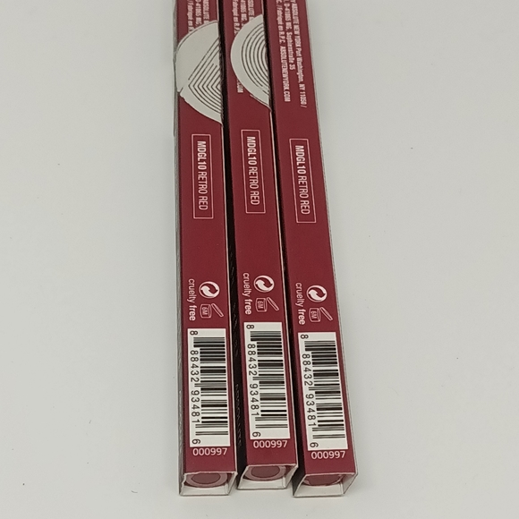 Makeup | Absolute Glide Glam Retro Red Gel Lip Liner Retro Red 3 Pack ...